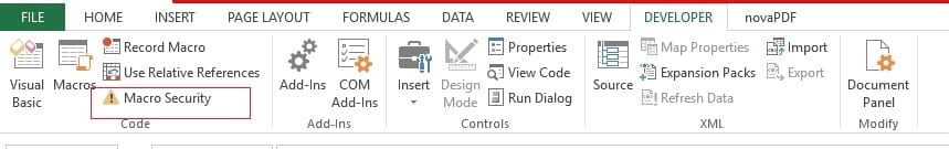 How To Enable Or Disable Macros In Excel Technastic