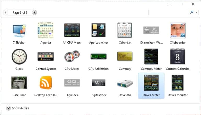 Add Desktop Gadgets to Windows 10 with 8GadgetPack - Technastic