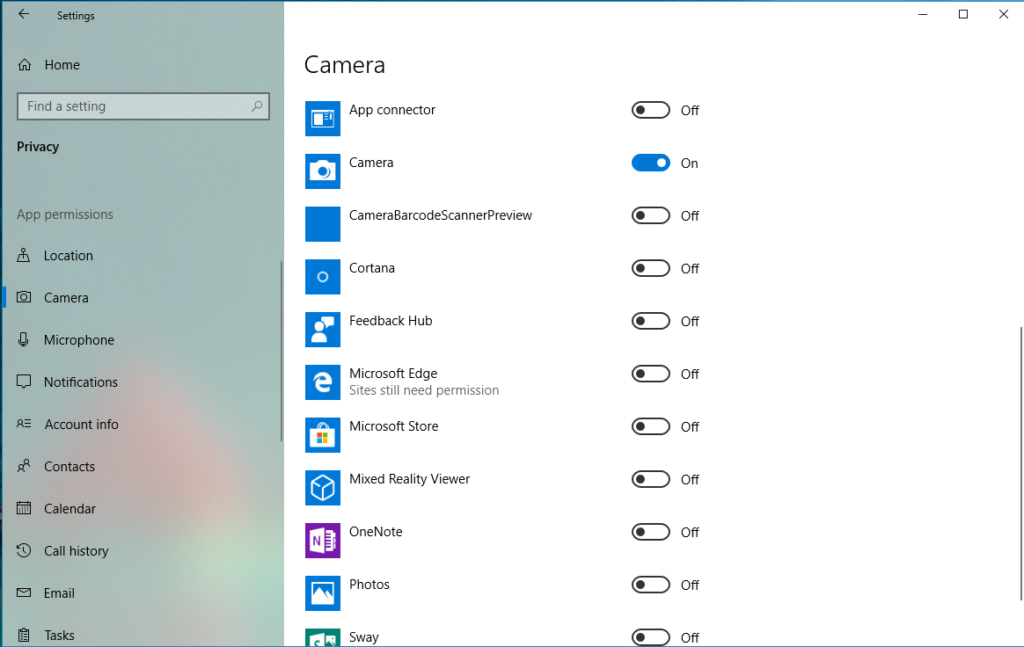 How to Manage App Permissions on Windows 10 - Technastic