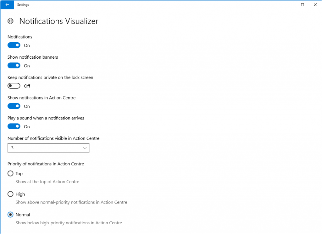 Customize Action Center And Notifications On Windows 10
