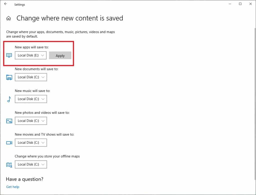 Change Microsoft Store Install Location on Windows 10 & 11