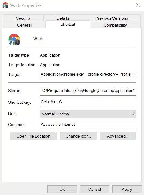 Create Custom Shortcuts for Various Windows Applications - Technastic