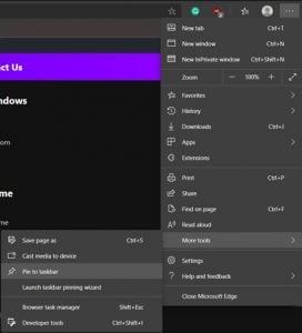 How to Pin Websites to Taskbar via Chrome, Firefox and Edge - Technastic