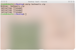 How to Zip and Unzip Files in Ubuntu Linux Using Command - Technastic