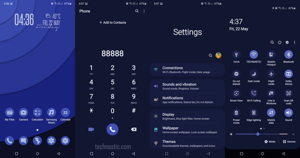 30 Best Dark Themes for Samsung One UI 6/7 in 2025 - Technastic