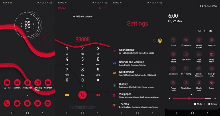 30 Best Samsung Themes in 2020 | One UI 2/3 Dark Themes