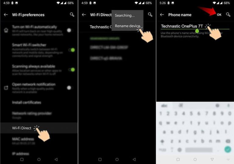 How to Change Wi-Fi & Bluetooth Name on Android