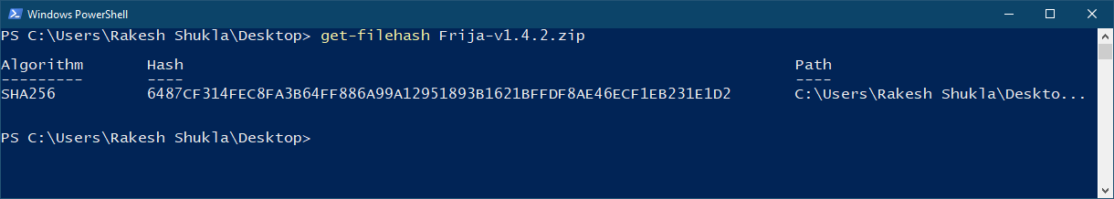Check MD5 Checksum And SHA Hash Windows Mac Linux 
