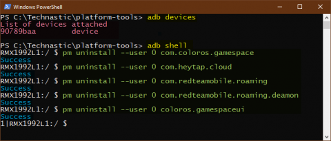 Realme Bloatware List - Uninstall Realme System Apps - Technastic