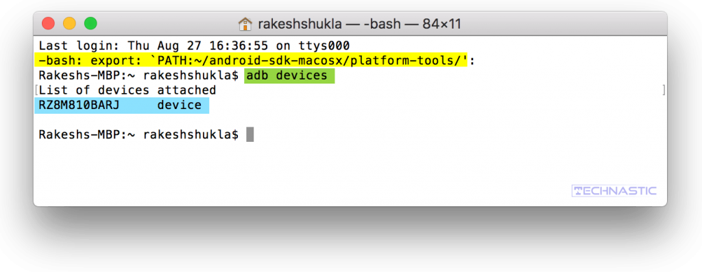 How To Add Adb To Path On Mac And Set Up Global Adb Technastic 2773