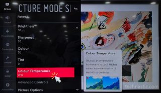 Turn on Blue Light Filter and Fix Blue Tint on LG TV - Technastic