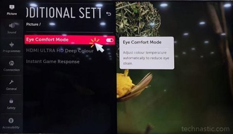 Turn on Blue Light Filter and Fix Blue Tint on LG TV - Technastic
