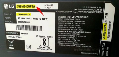 LG TV Model Numbers Explained & Lookup Methods (2025) - Technastic