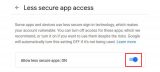 How to Allow Less Secure Apps to Sign in with Google Account - Technastic