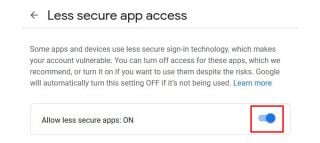 How to Allow Less Secure Apps to Sign in with Google Account - Technastic