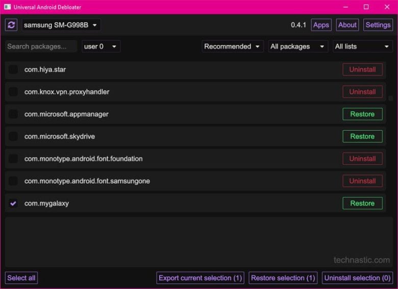 How to Use Universal Android Debloater to Uninstall System Apps