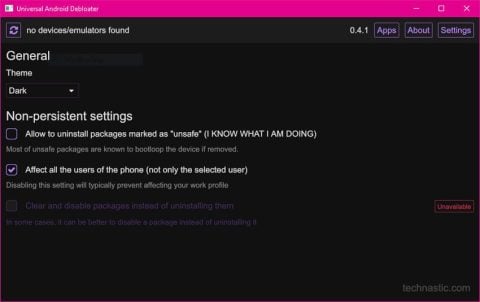 How to Use Universal Android Debloater to Uninstall System Apps