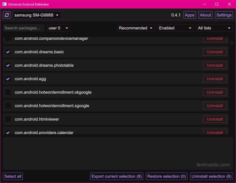 List of Samsung Bloatware You can Safely Uninstall (2025) - Technastic