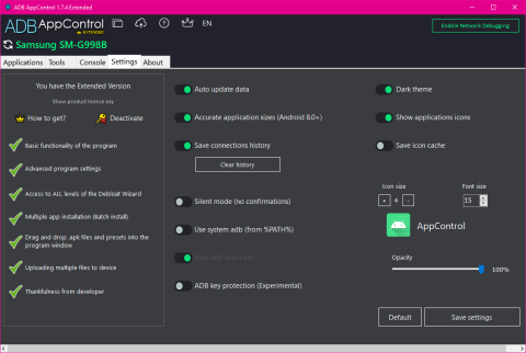 ADB AppControl - Debloat and Control Android Devices Remotely