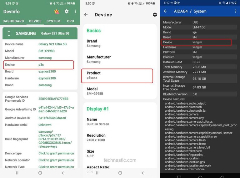 6 Ways to Find Codenames of Android Devices - Technastic