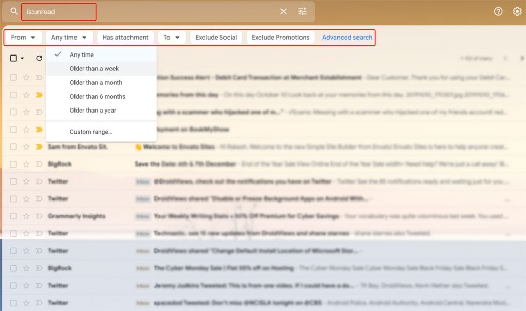 How to Find Unread Emails in Gmail (Web, Android, iOS) - Technastic