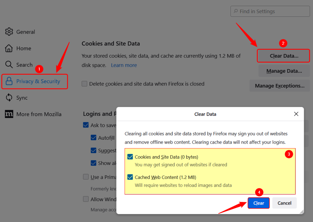 Clear Browser Cache and Cookies in Chrome, Edge, & Firefox
