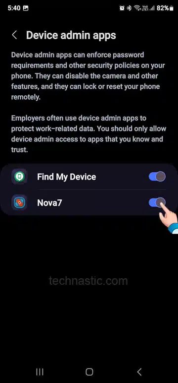 How to Deactivate Device Administrator Apps on Android - Technastic
