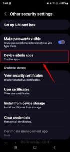 How to Deactivate Malicious Device Admin Apps on Android - Technastic