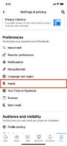 Enable 'Open Links in External Browser' in Facebook App