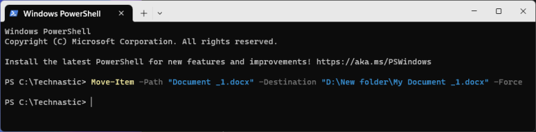 How to Rename Single or Multiple Files with PowerShell - Technastic
