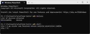 How to Grant and Revoke Android Permissions via ADB - Technastic