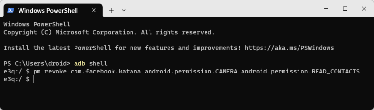 How to Grant and Revoke Android Permissions via ADB - Technastic