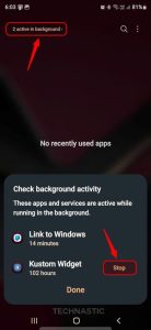 How to Stop Apps Running in Background on Android - Technastic