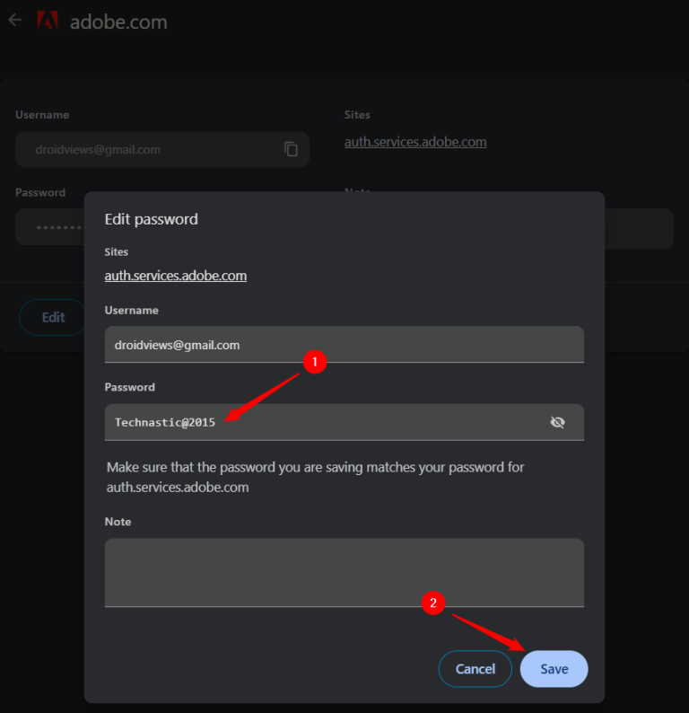 How to View and Edit Saved Passwords in Chrome (2025) - Technastic