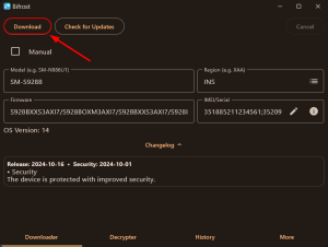 Bifrost - Best Samsung Firmware Downloader (Win/Mac/Linux) - Technastic