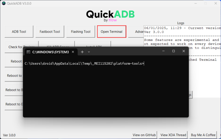QuickADB - The Ultimate ADB and Fastboot Tool is Here - Technastic
